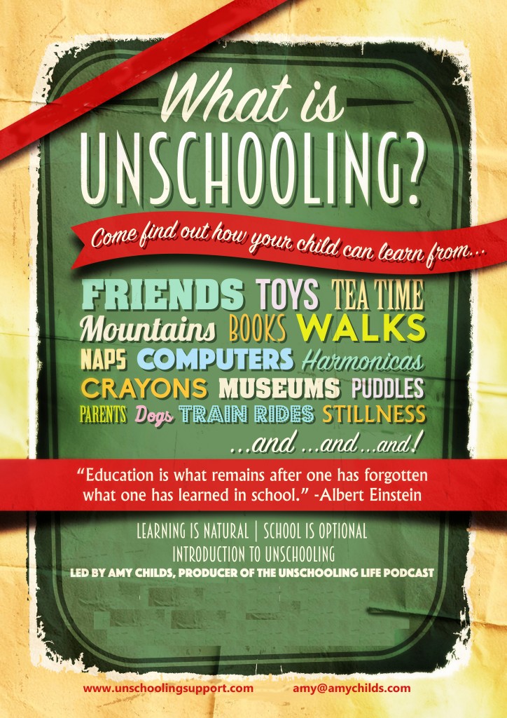 Homeschooling, unschooling, deschooling – Filölearning